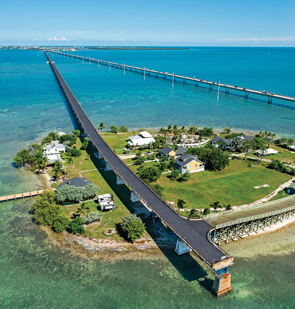 Old Seven Mile Bridge wieder hergerichtet - Mortimer