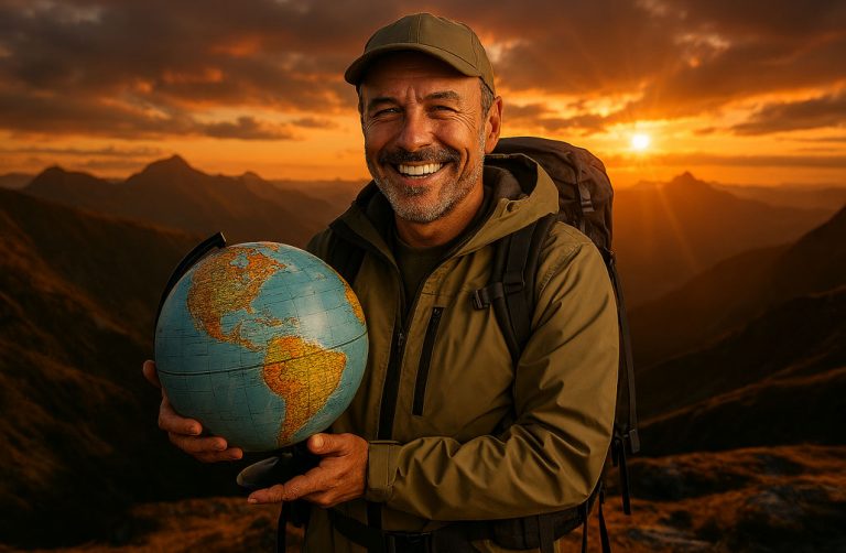 Reise-Bazillus der Most Traveled People - Mortimer